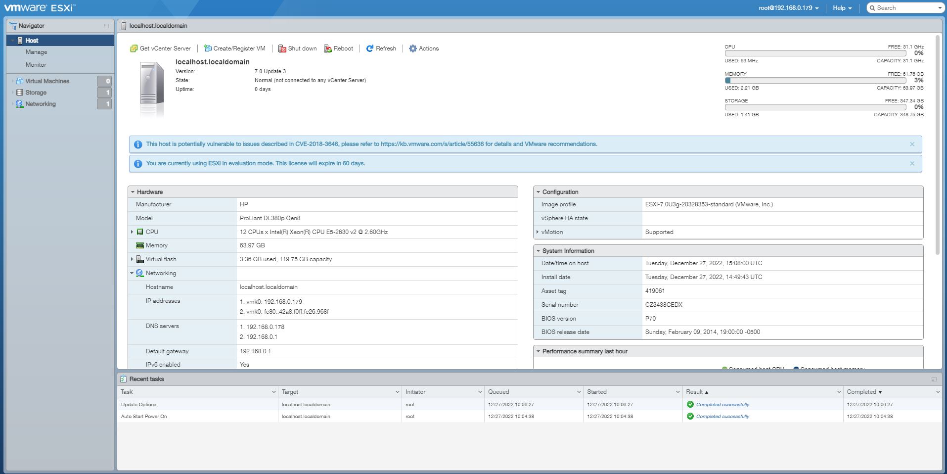 How to Install VMware ESXi Type 1 Hypervisor | MatthewEaton.net